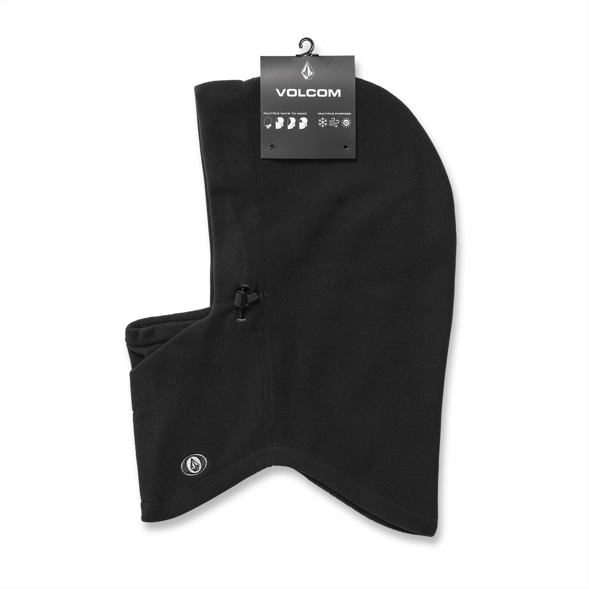 Volcom Men's Travelin Hood Snowboard Neck Warmer, Black, One Size