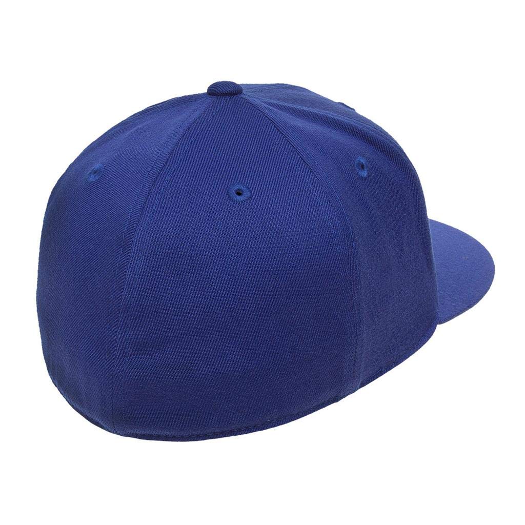 Premium 210 Flexfit Fitted Flatbill Hat with NoSweat Hat Liner (S/M (6 7/8β - 7 1/4β), Royal)