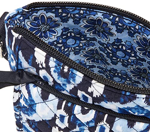Vera Bradley Women's Cotton Mini Hipster Crossbody Purse With RFID Protection, Ikat Island, One Size