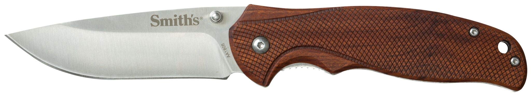 Smith's 51011 Adaha Wooden Handled Knife, Brown