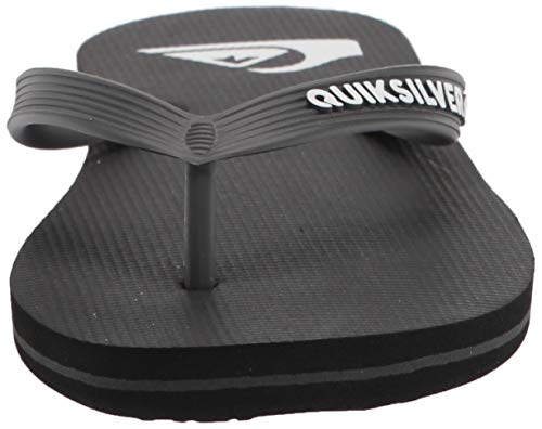 Quiksilver Men's Molokai 3 Point Flip Flop Sandal, Black 1, 10