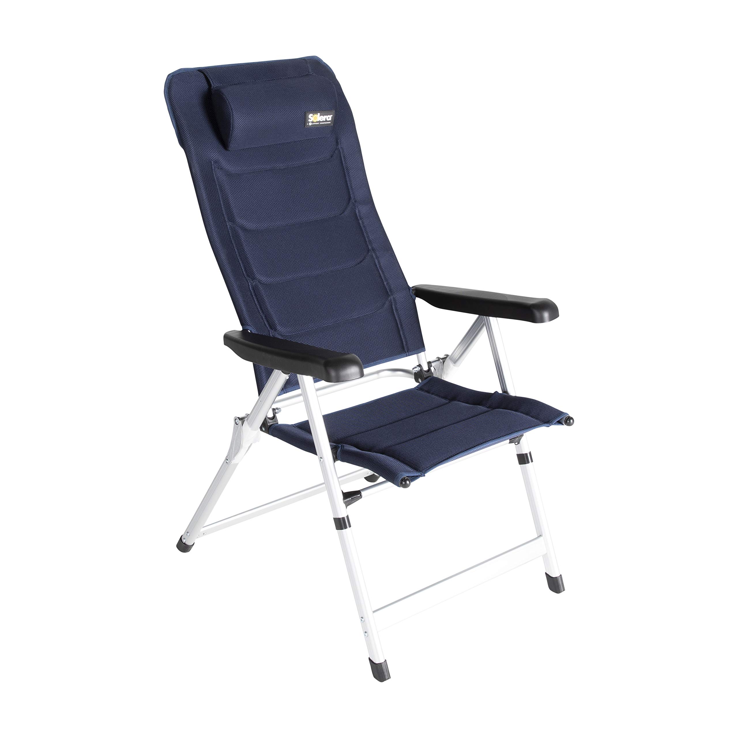 Solera Navy Upright Folding Camping Chair