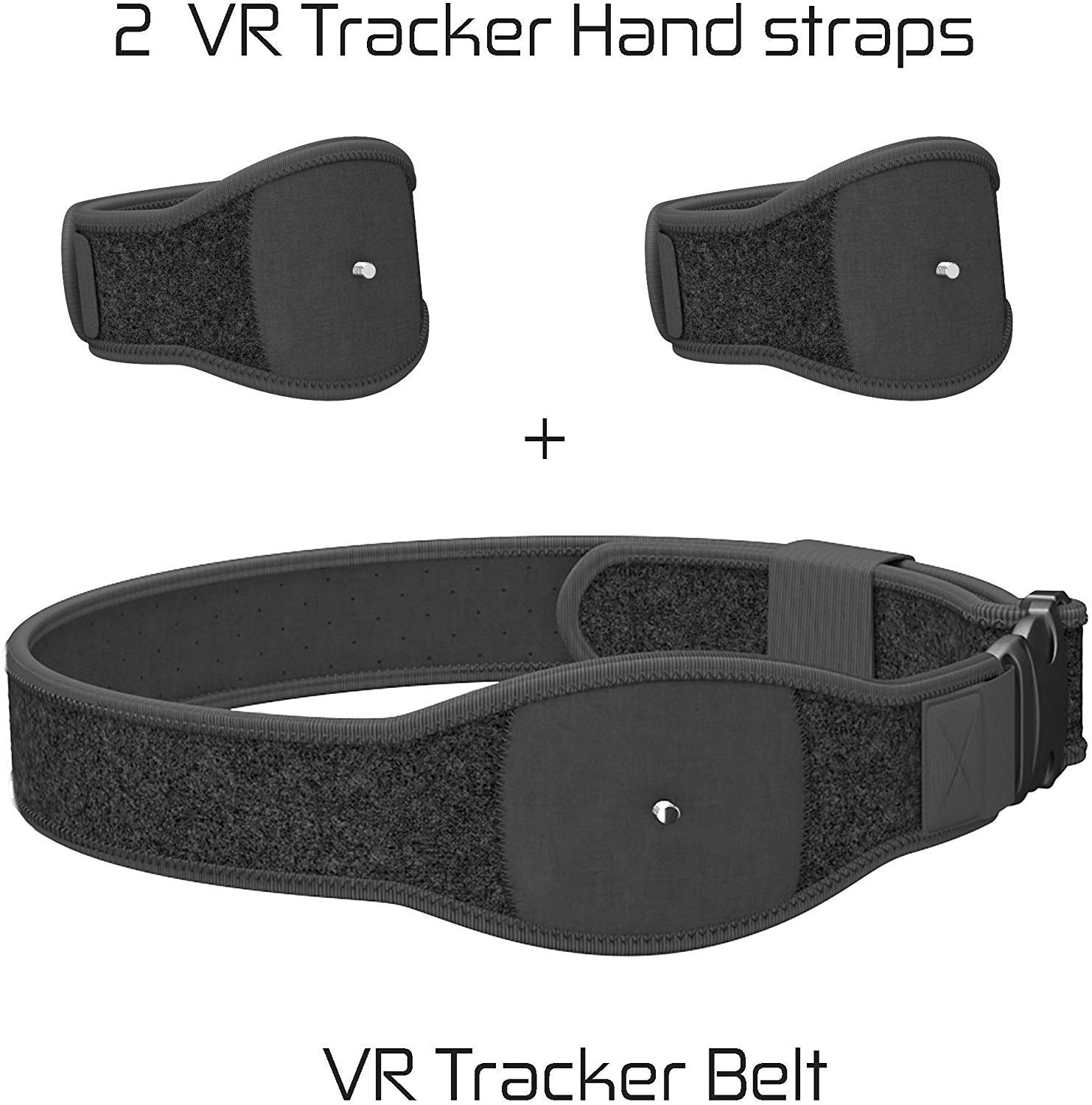 Skywin VR Essentials kit for HTC VIVE - VR Cable Management, Controller Headset and Tracker Skins, Display Stand and Organizer, Tracker Belt + Hand Straps, Replacement Face Foam, Disposable Face Cover