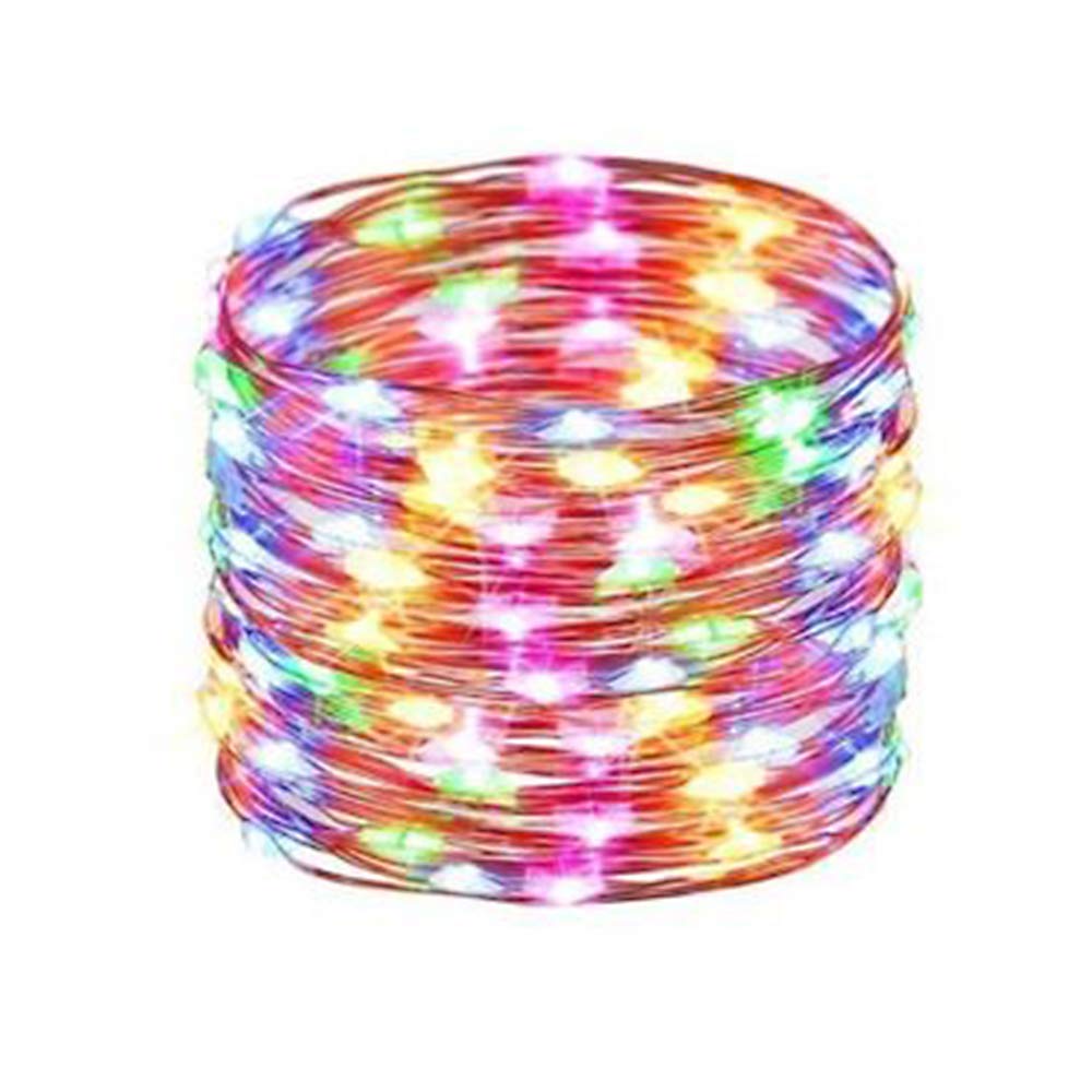 ProductWorks 35150 Tiny Lites Copper Wire Indoor and Outdoor LED String, 300 Multi Remote Control Operated Lighting, Multicolor