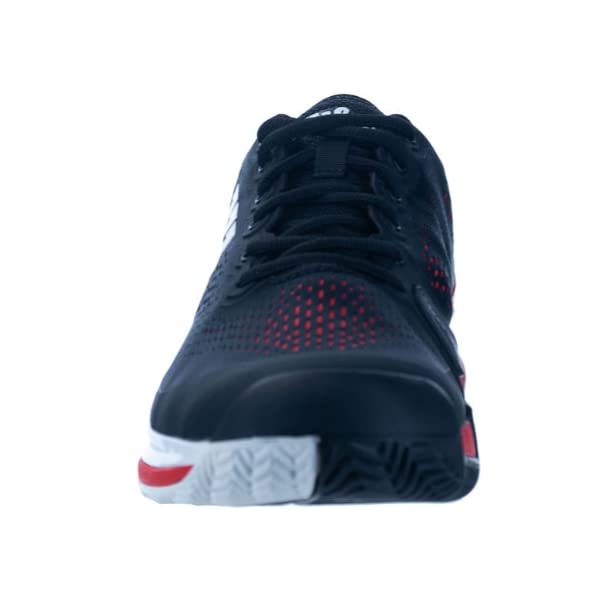 WILSON Rush Pro 3.0 Mens Tennis Shoes (us_Footwear_Size_System, Adult, Men, Numeric, Medium, Numeric_11) Black/Red/White