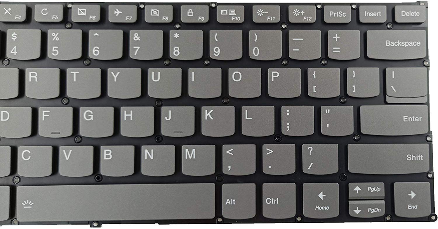 Replacement with Backlit Keyboard Compatible with Lenovo Yoga 730-13IKB 730-13IWL 730-15IKB 730-15IWL, Flex 6-14ARR Flex 6-14IKB Series Laptop US Layout