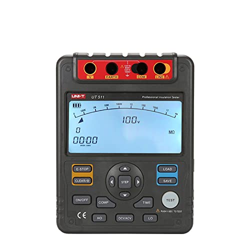 UNI T UNI-T Insulation Resistance meter UT511 Up to 1000V