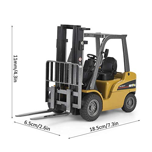 RiToEasysports 1:50 Engineering Car Model Childrens Alloy Forklift Vehicle Toys, Engineering Mixer Sets, Suitable for Children Boys
