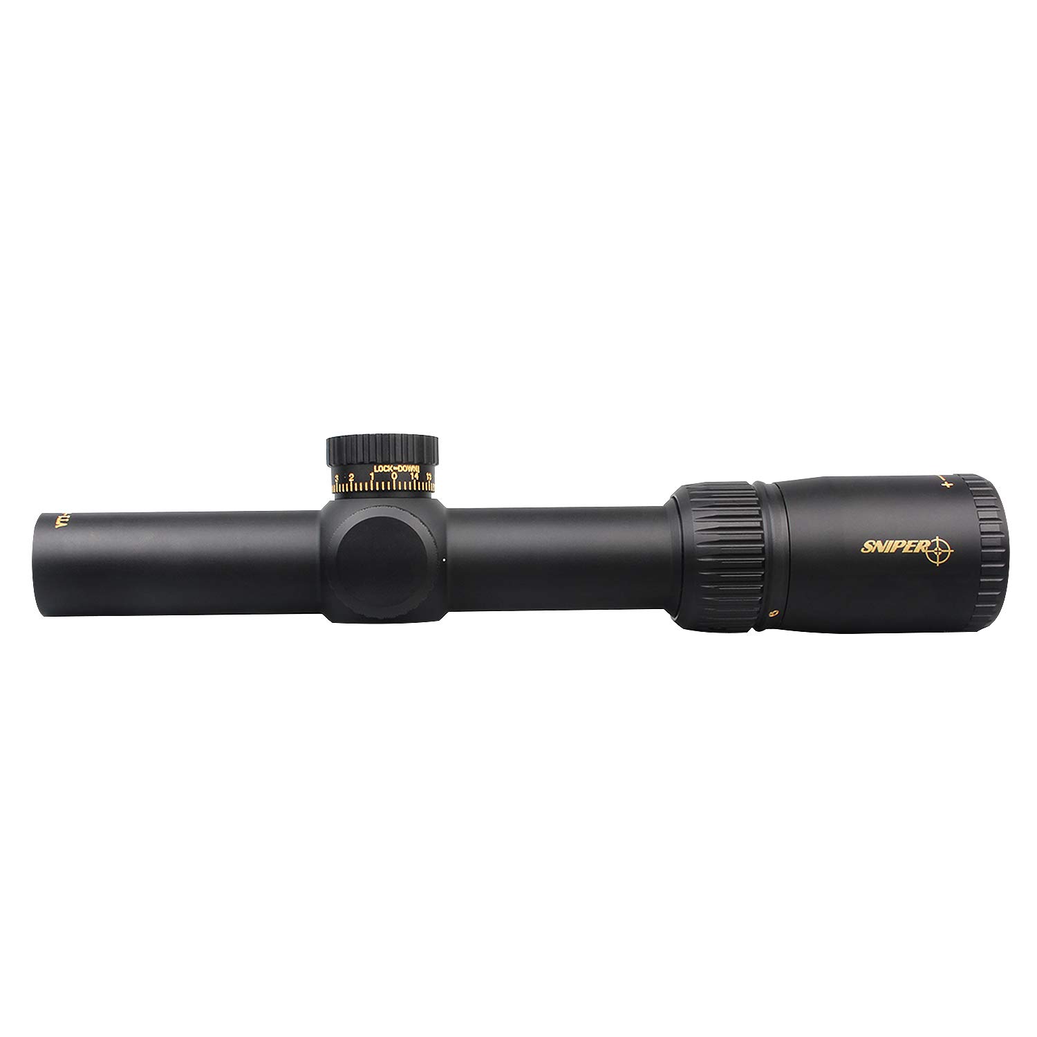 Sniper VT1-6X24FFP First Focal Plane Scope LPVO Rifle Scope with Red/Green Illuminated Reticle 30mm Tube