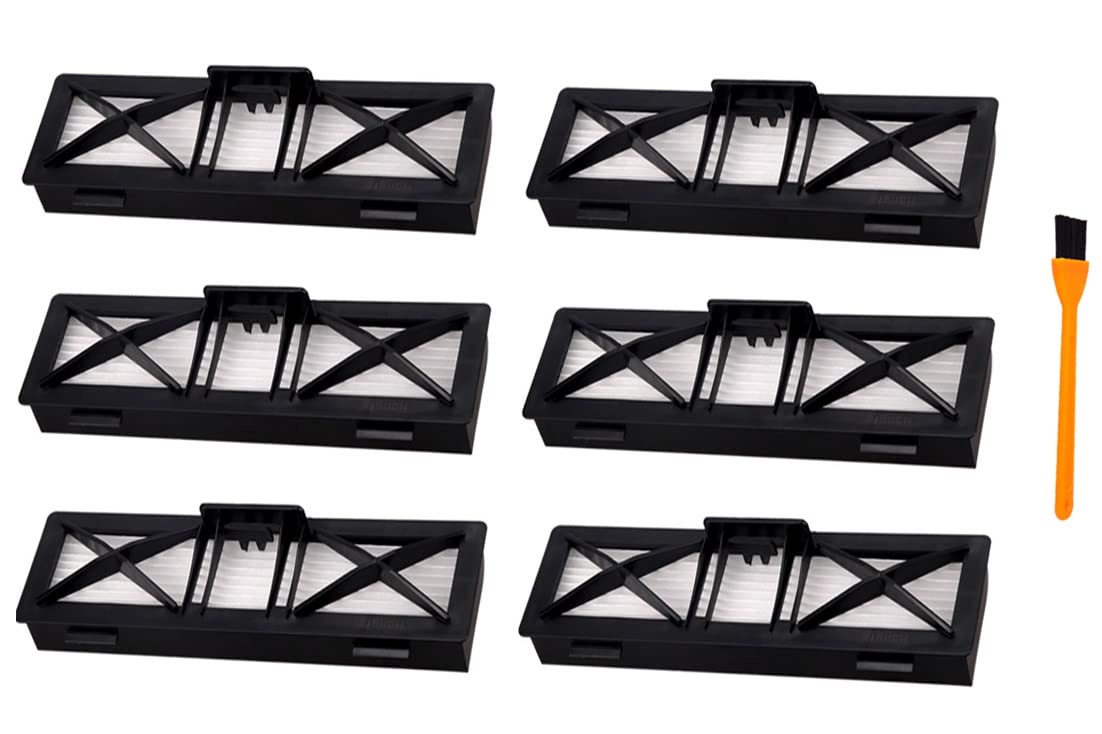 Replacement Neato Botvac D Series Ultra-Performance Filters, 6 Packs Filter Parts Fit Neato D3 D5 70e, 75, 80, D80 85,D70 Vacuum Cleaner……