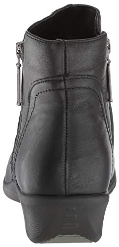 Propét Womens Waverly Zippered Casual Boots Ankle Low Heel 1-2" - Black - Size 8 2E