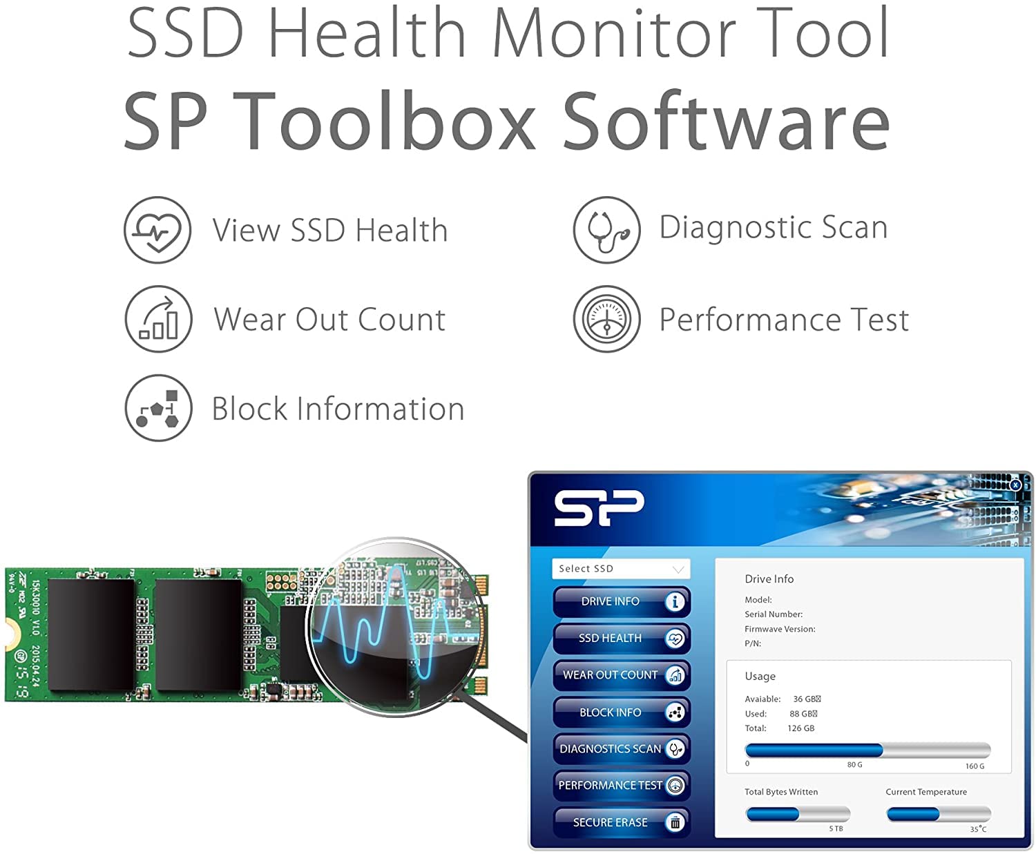 Silicon Power SP256GBSS3A55M28 Ssd 256gsp Sp256gbss3a55m28 R