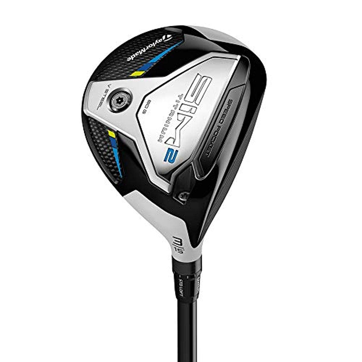TaylorMade SiM 2 Titanium Fairway Mens Right Hand Graphite Stiff 3 Wood , Black/Light Grey