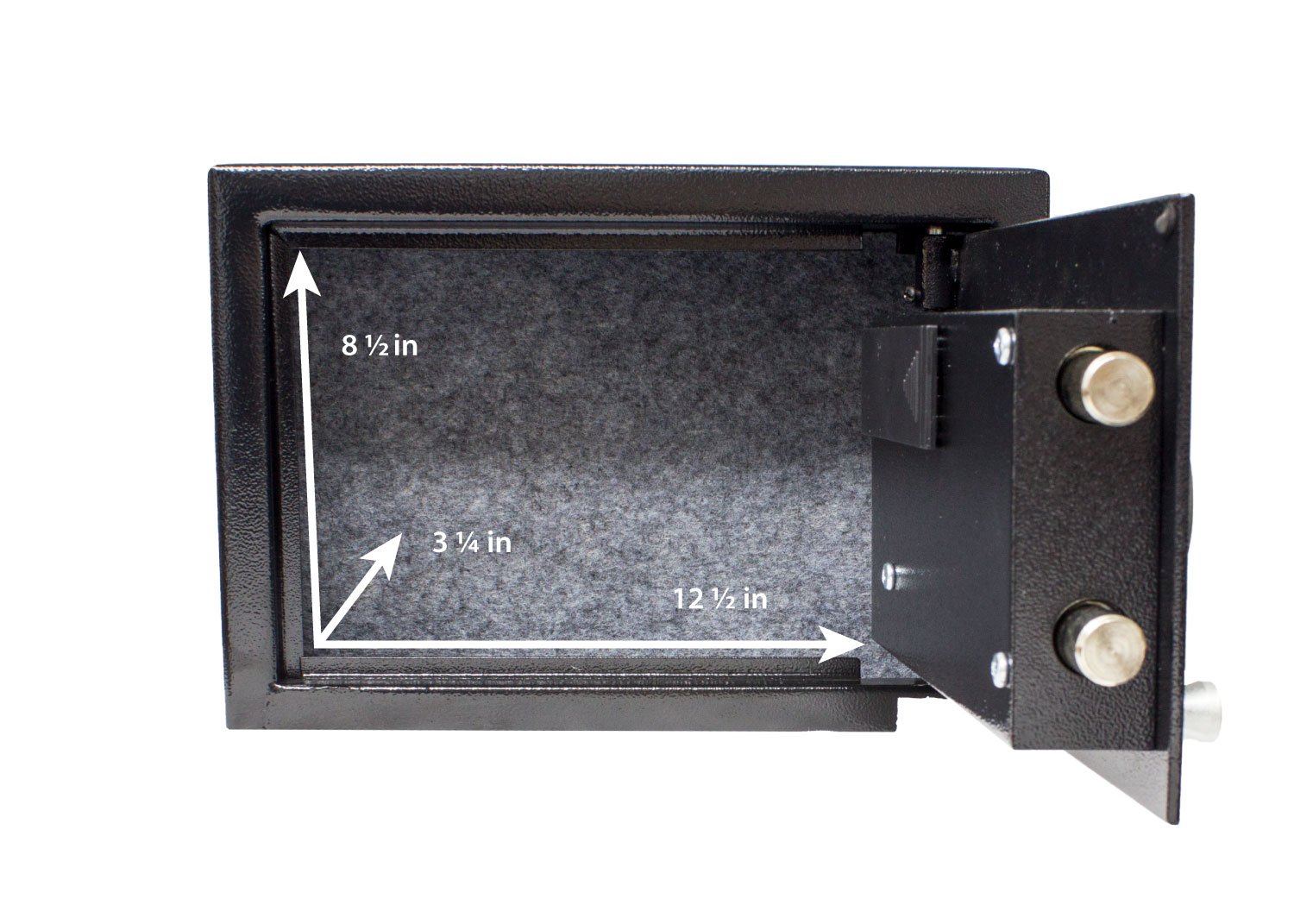 Qualarc NOCH-11EL Solid Steel Drawer or Wall Safe Keypad Lock for Handguns, Electronics and Valuables