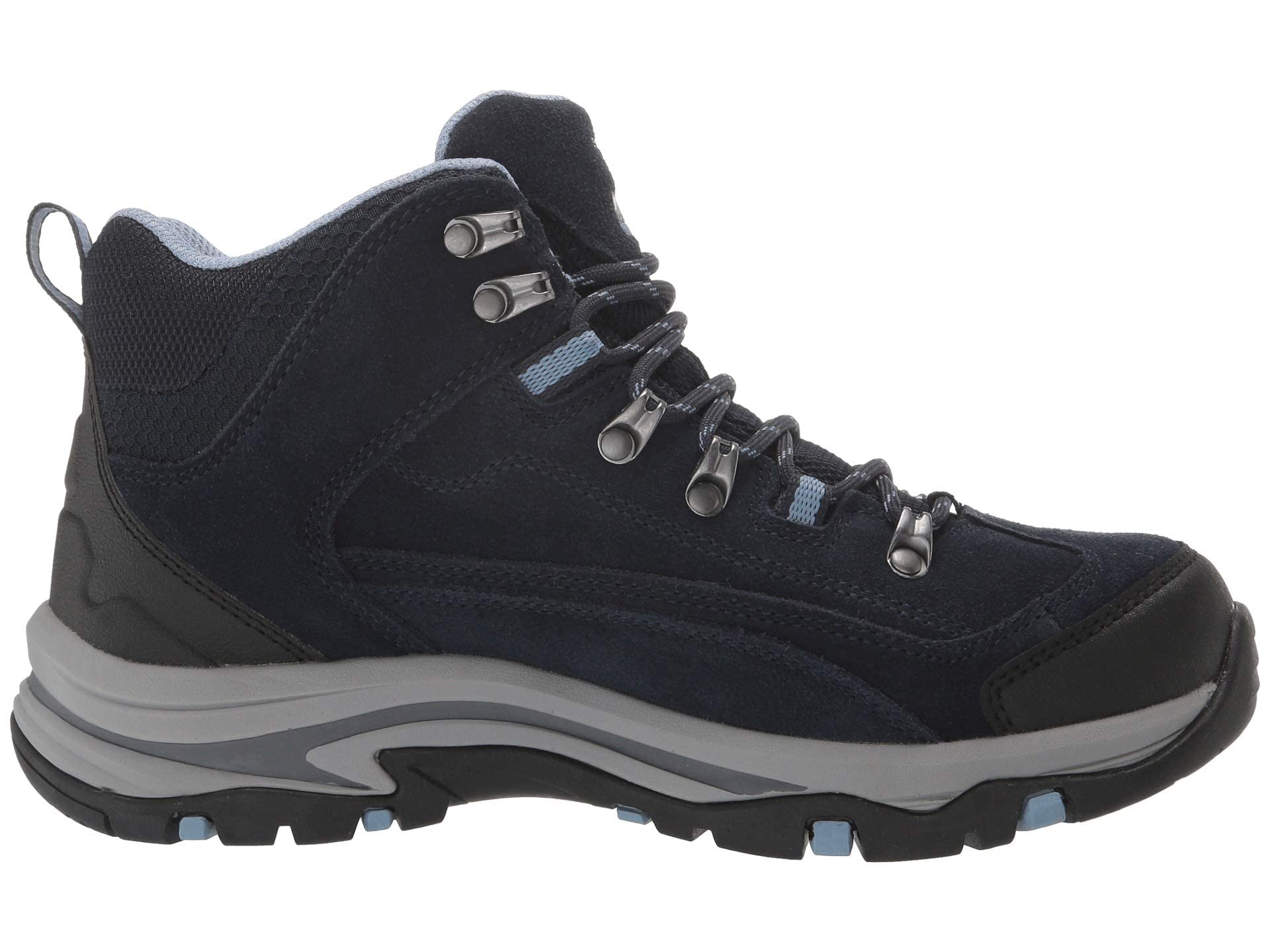 Skechers womens Hiker Hiking Boot, Navy/Grey, 8.5 US