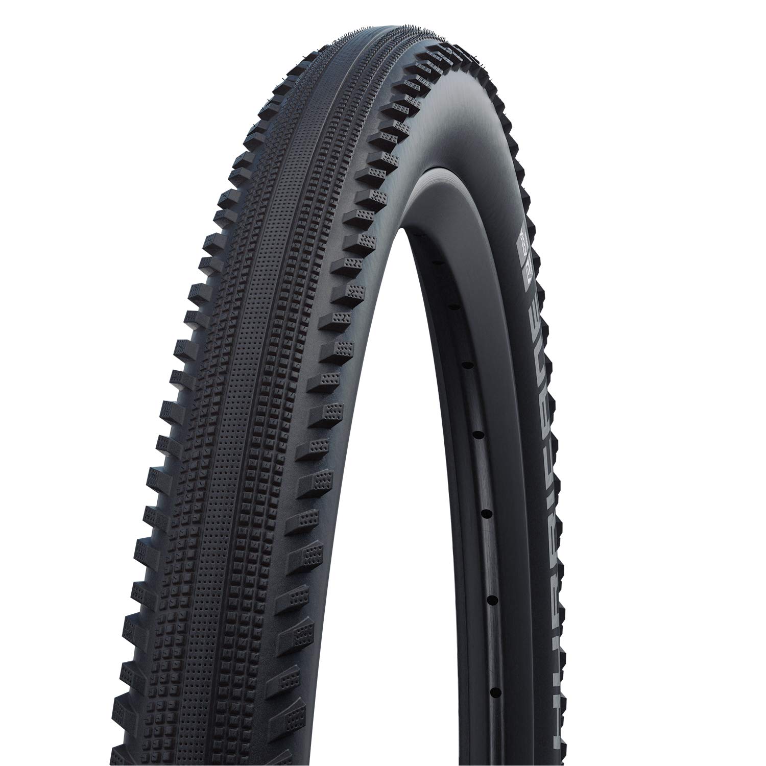 Schwalbe - Hurricane E-MTB, Gravel, All Terrian Wire Clincher Bike Tire | 27.5 x 2 | Performance Line, Addix | Black