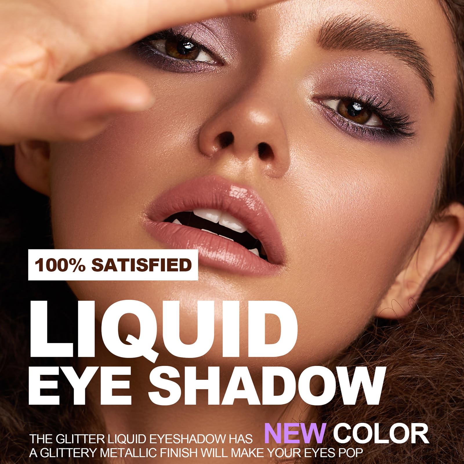 Quxunzzz Liquid Glitter Eyeshadow,Liquid Glitter Eyeliner Metallic Glitter Shimmer Eye Looks Waterproof Long Lasting Quick-Drying Sparkling(12#)