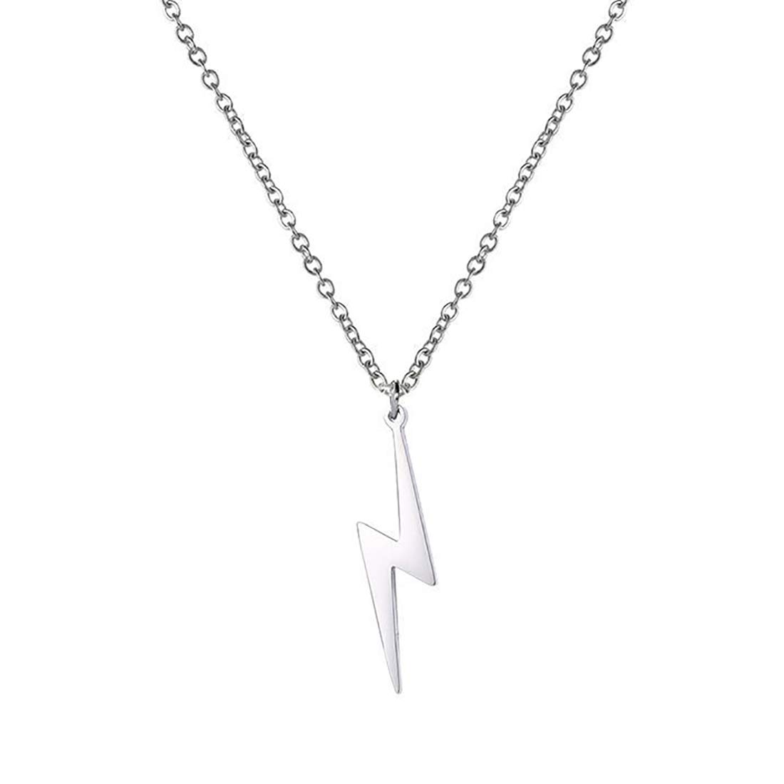 ROSTIVO Necklace for Women and Men Cute Harry Potter Lightning Bolt Pendant Necklace Choker