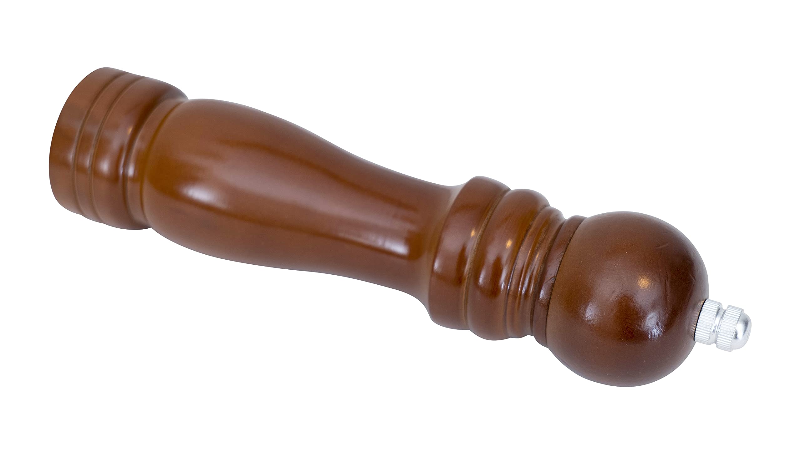 Wooden Pepper Mill or Salt Mill Adjustable Coarseness Wooden Peppermill Ceramic Grinding Mechanism Refillable Wood Pepper Grinder for your Kitchen and Cooking (8 inch) (2)