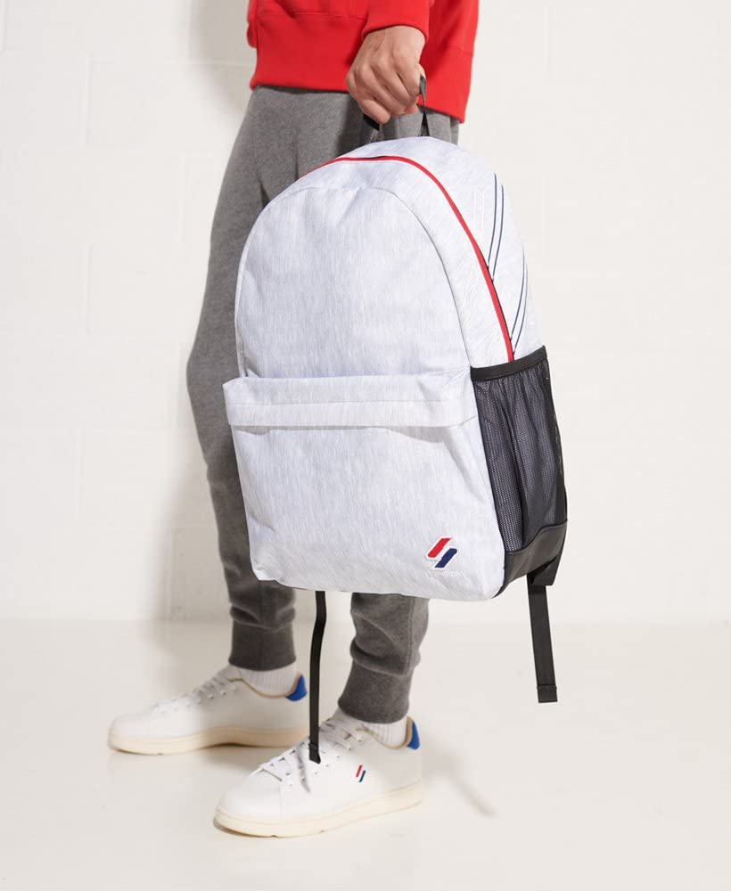Superdry Men's Sportstyle Montana Backpack, Grey Marl, One Size