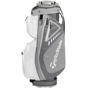 Taylormade Women's Select ST Cart Bag, Kalea, 14-Way top, Cool Gray, Lavender