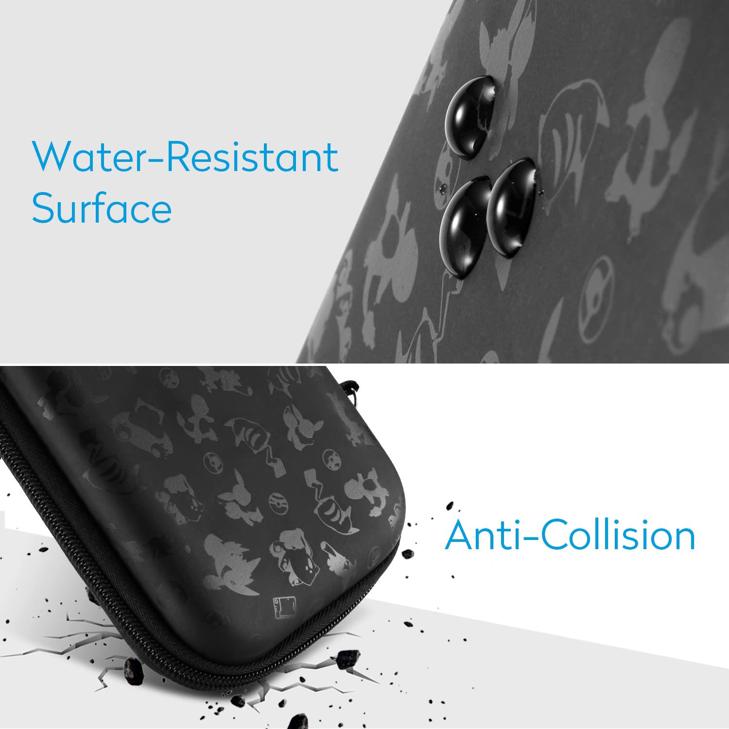 tombert Carry Case For Nintendo Switch OLED Model Design - Hard Shell Protective Portable Travel Case.
