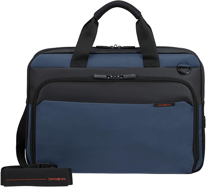 Samsonite Men's Laptop, Blue (Blue), Laptopt Briefcase 15.6" (42 cm-12.5 L)