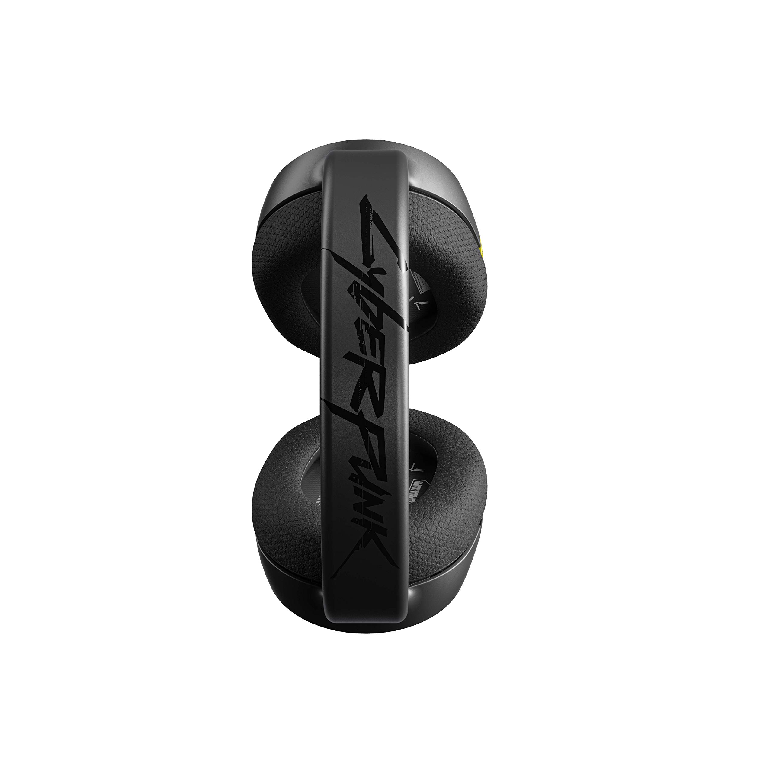 SteelSeries Arctis 1 Wireless Cyberpunk 2077 Limited Edition Gaming Headset -USB-C Wireless -Detachable ClearCast Microphone – Compatible with PC, PS4/PS5, Nintendo Switch and Lite, Android–Netrunner