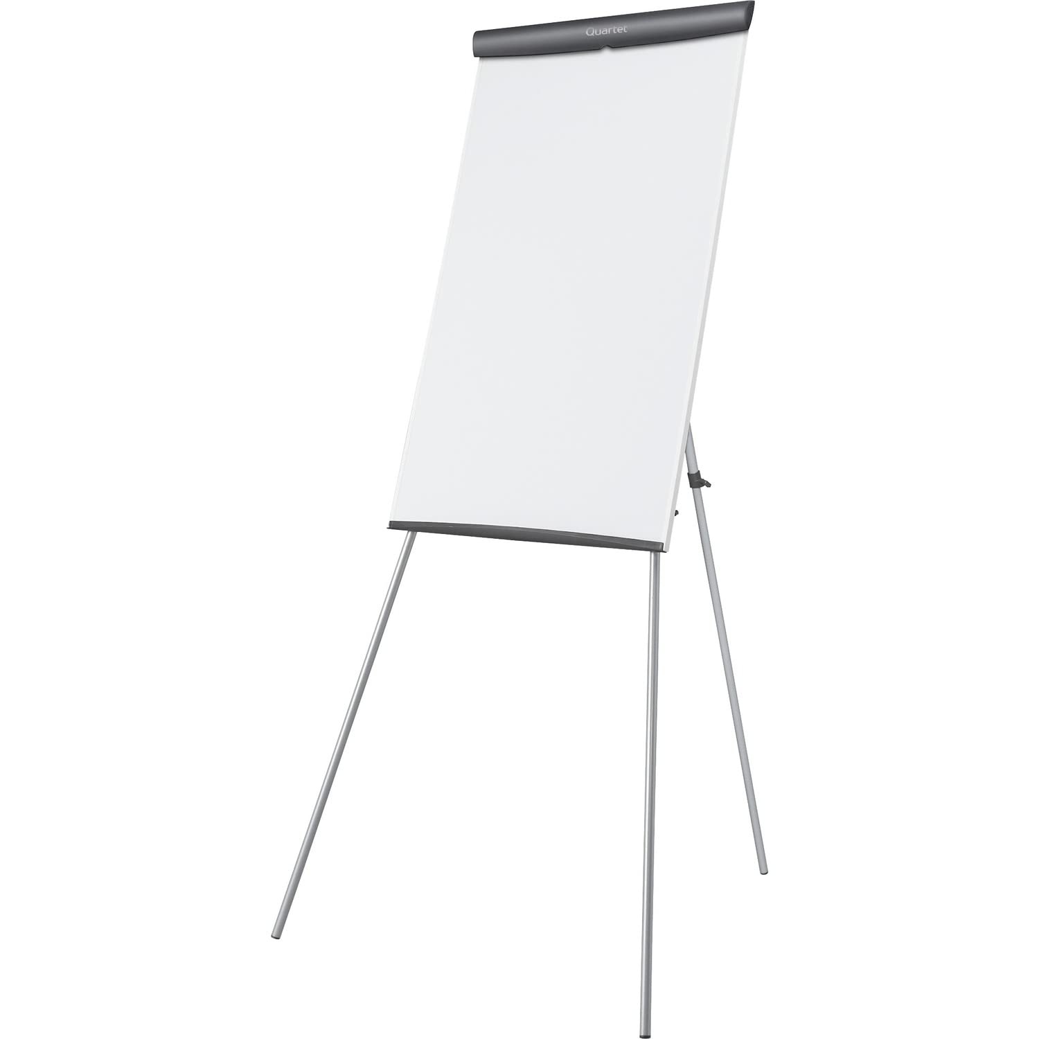 Quartet Melamine Presentation Easel, Whiteboard/Flipchart, 3' x 2', Gray Frame (ET32EU)