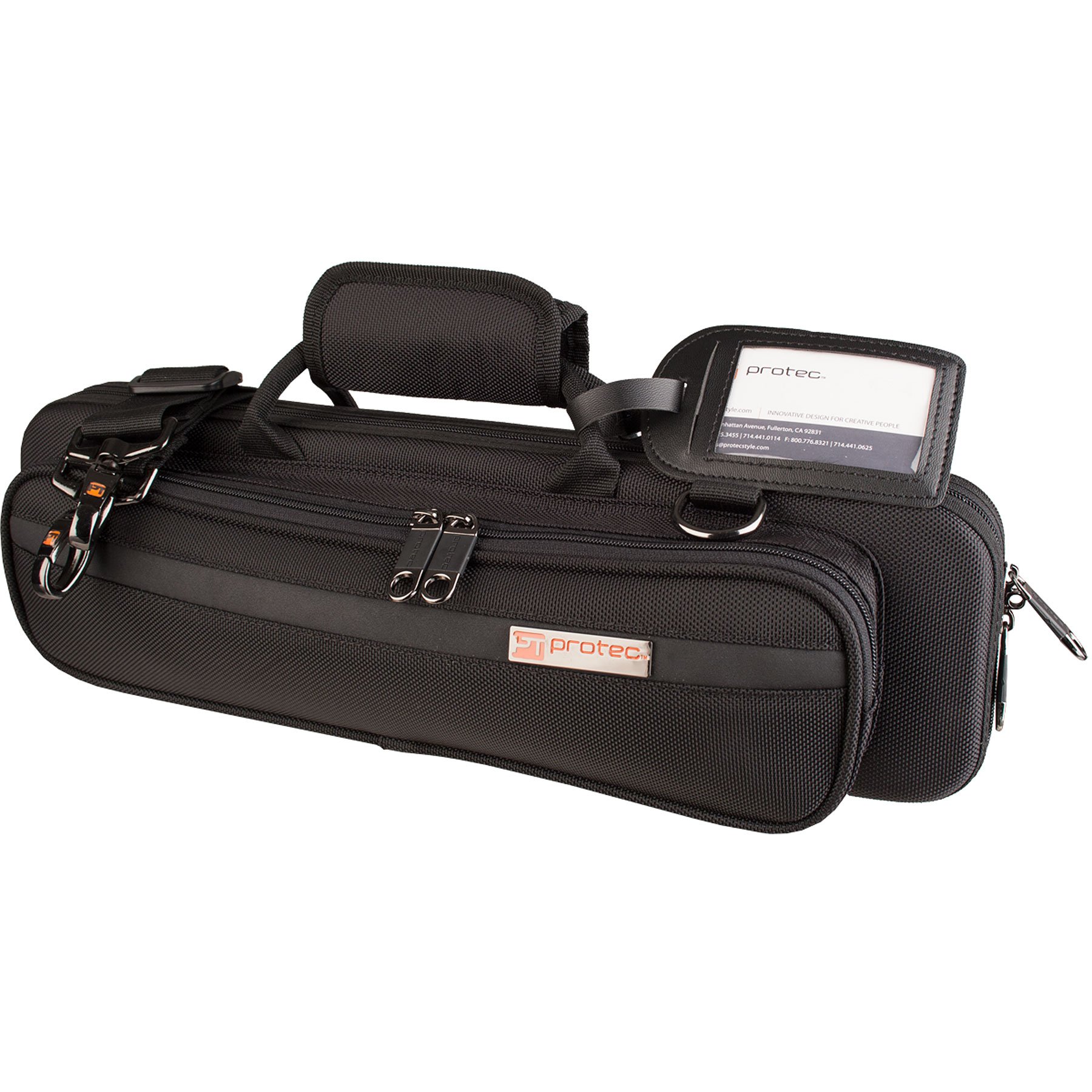 Protec PB308 Flute Slimline PRO PAC Case, Black