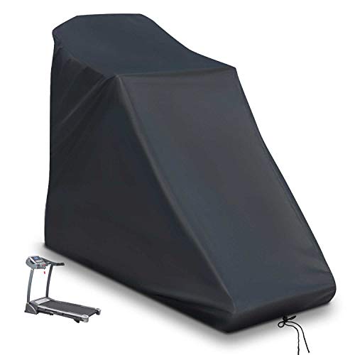 Saking Treadmill Cover with Zipper & Drawstring, Fit for Home Non-Folding Running Machine (Size D: 78" L x 37" W x 62" H)