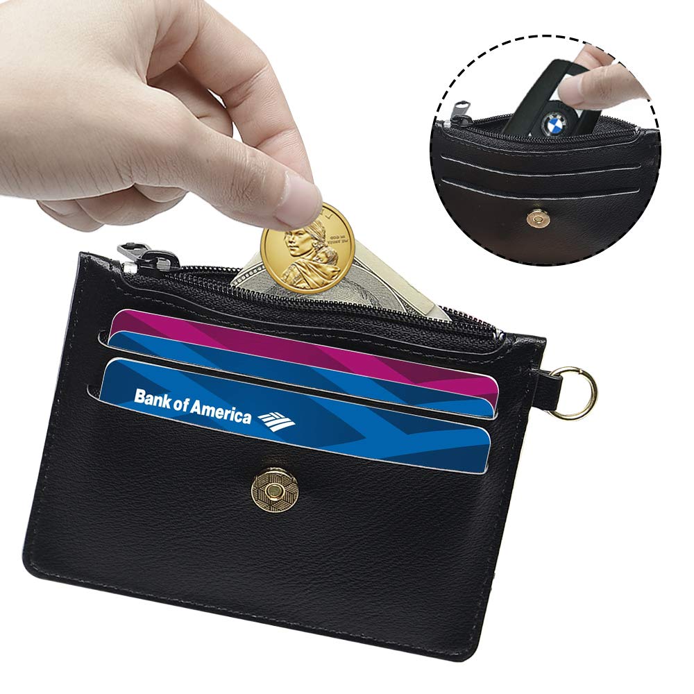 SHANSHUI Key Ring Bracelet,Keychain Bangle Wristlet Bracelet Tassel Card Key Holder Women