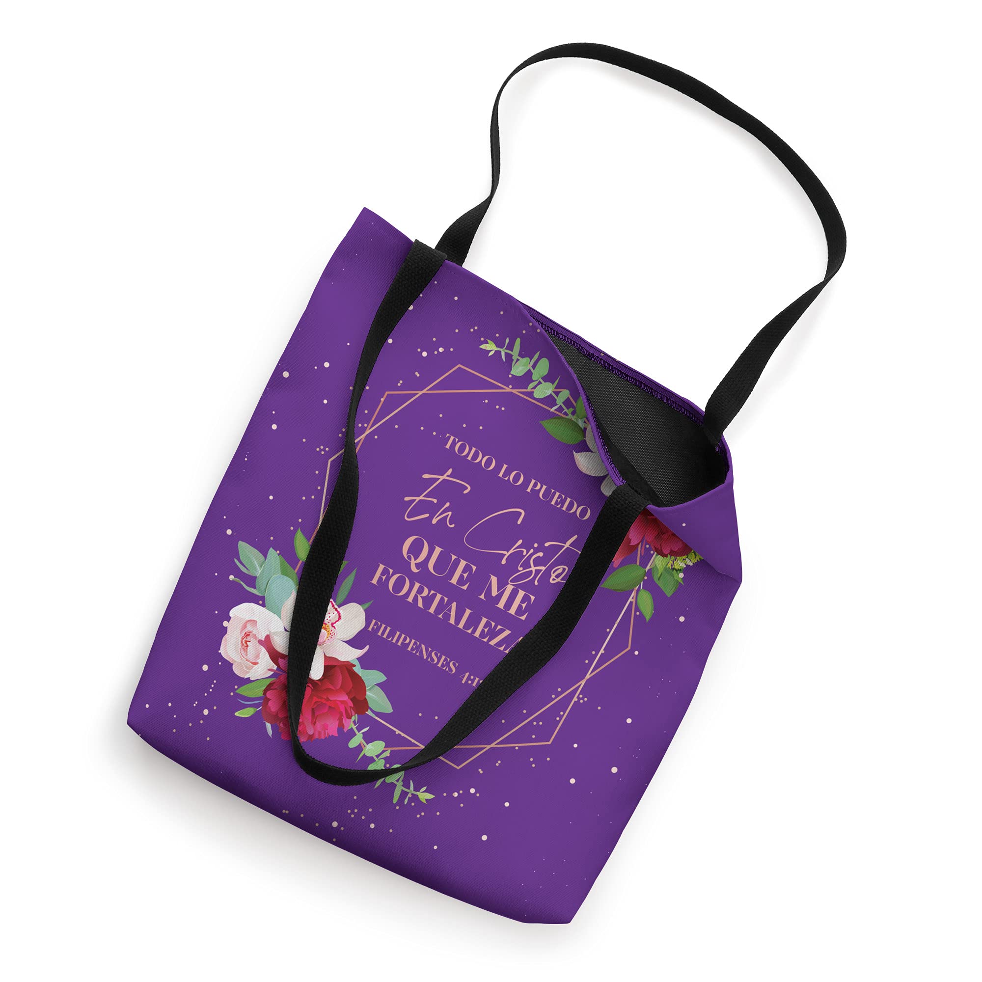 Regalos Cristianos Español Texto Biblico Christian Spanish Tote Bag