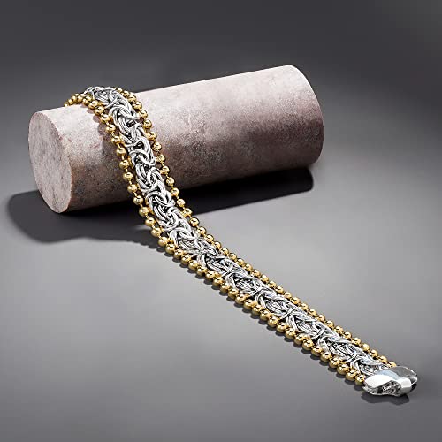 Ross-Simons Byzantine Beaded-Edge Bracelet