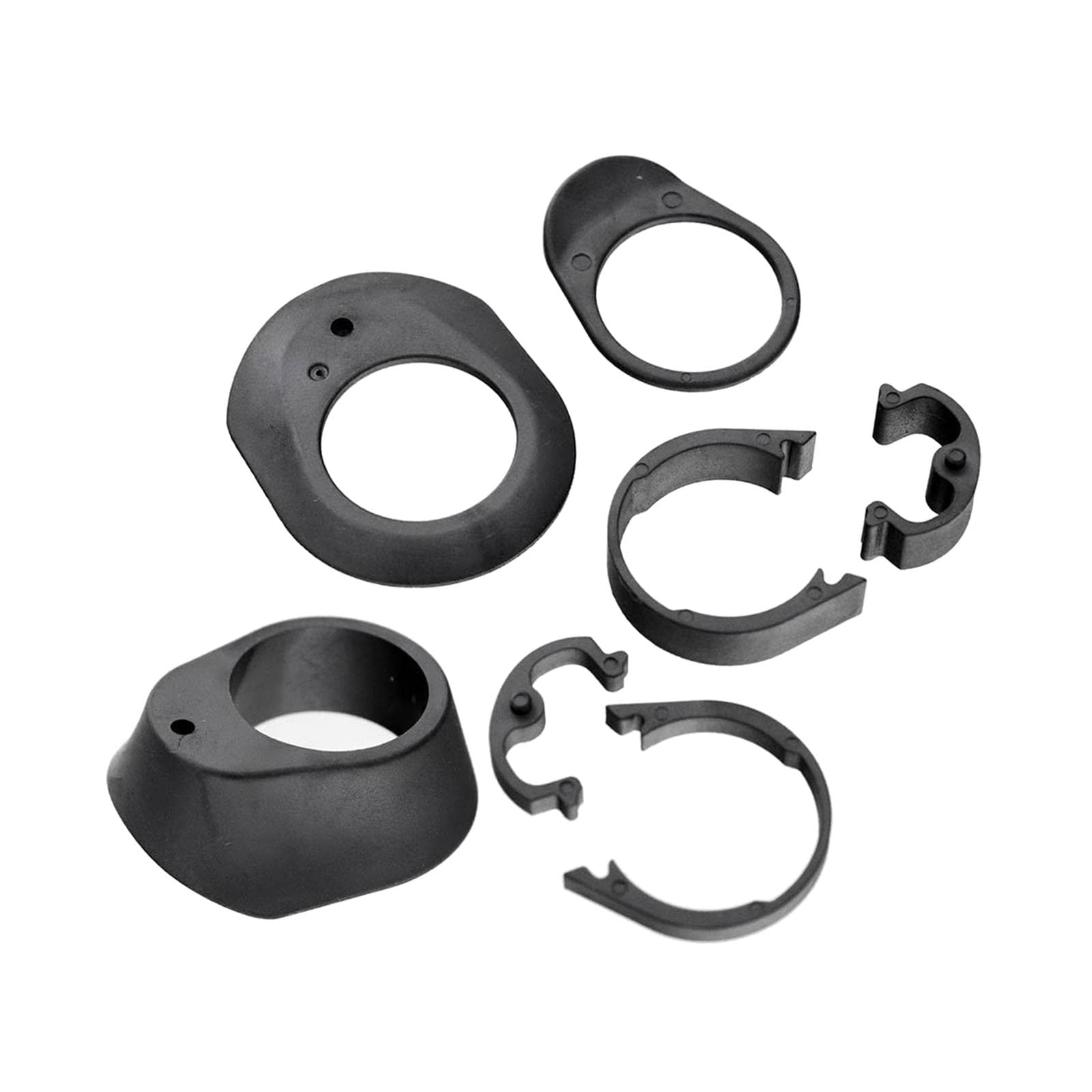 Vaveren Bike Accessories Lightweight Spacers Kit Washer Spacer Handlebar Stem Spacers Handlebar Stem Washer Black for Mountain Bike, Headset Spacer