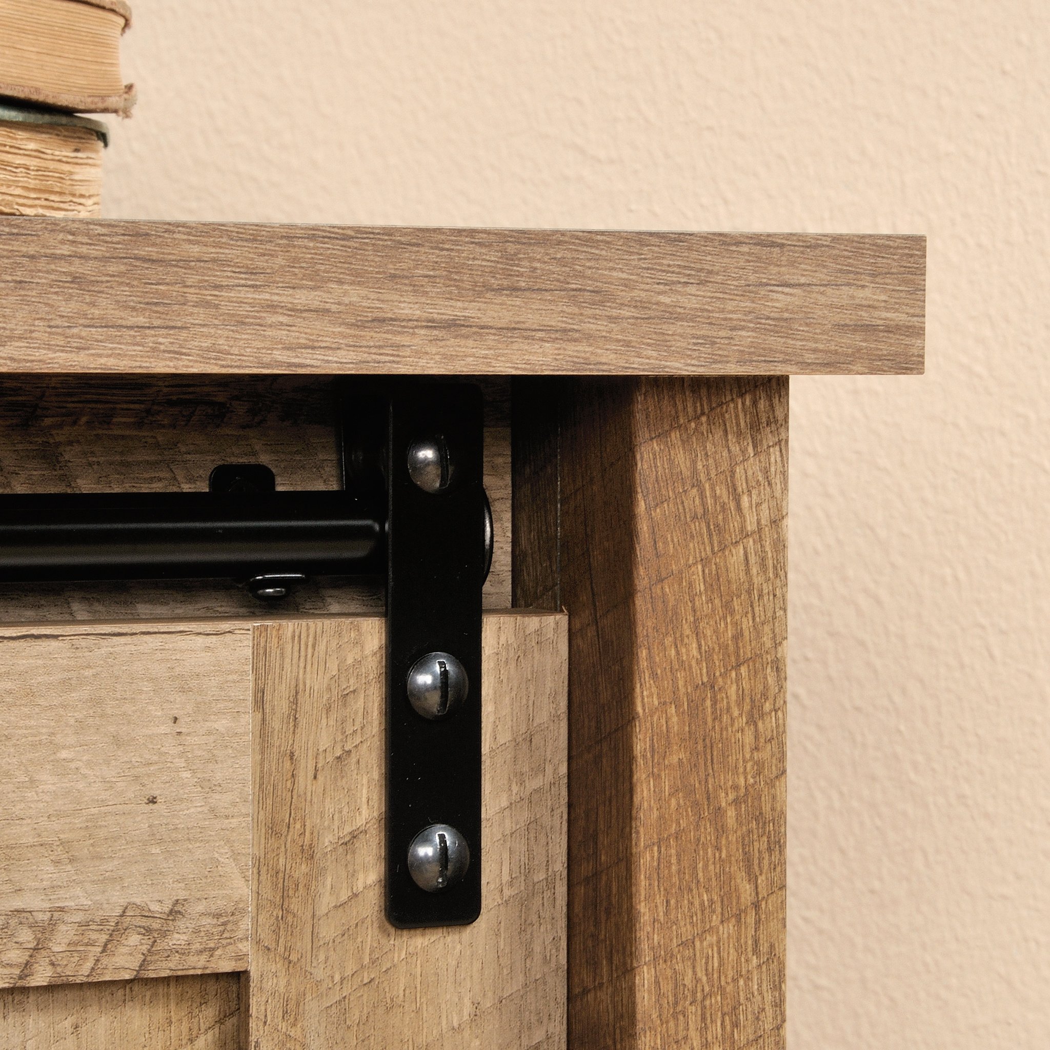 Sauder Adept Accent Storage Pantry cabinets, For TVs up to 39", Craftsman Oak finish
