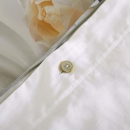 Ted Baker Bouquet Comforter Set, King, Cream, Floral Cream