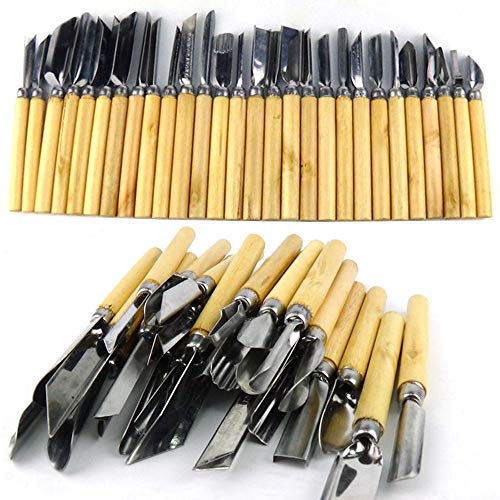 WUPYI 80pcs Kitchen Carving Tools Kit,Portable Vegetable Fruit Food Peeling Carving Tools Kit Culinary Carving Tool Set Fruit Veg Garnishing Making for Chef DIY with Carry Box