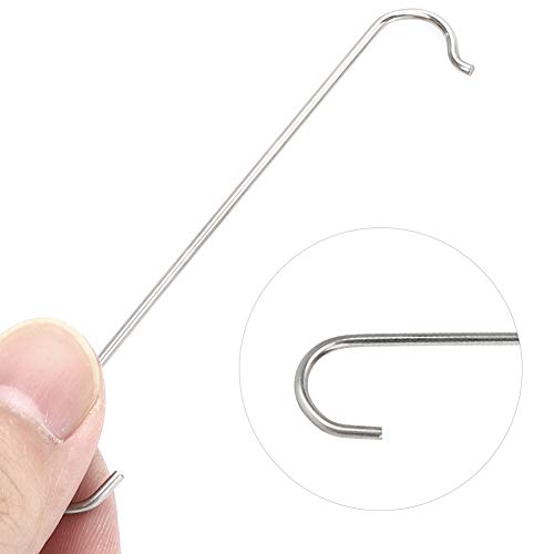 Vakitar 10Pcs Bike Stainless Steel Chain Hooks Connecting Repairing Tool for Mountain Road