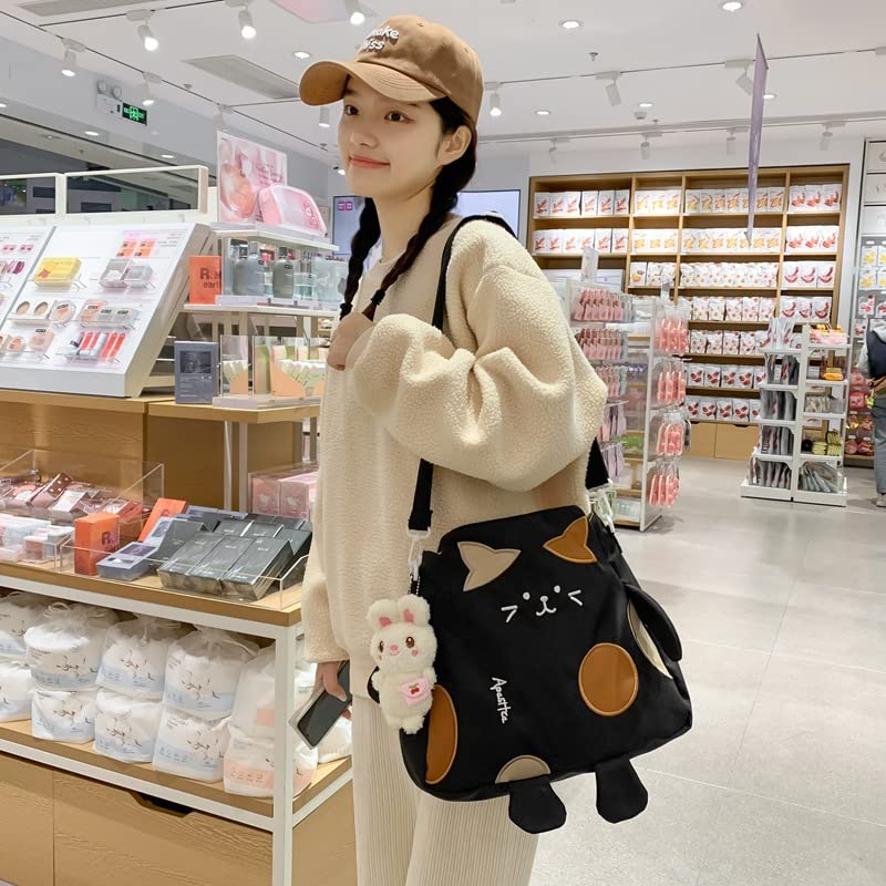 Women's Crossbody Tote Bag Cute Cat Shape Satchel Bag Shoulder Bag Satchel Bag Hobo Bag