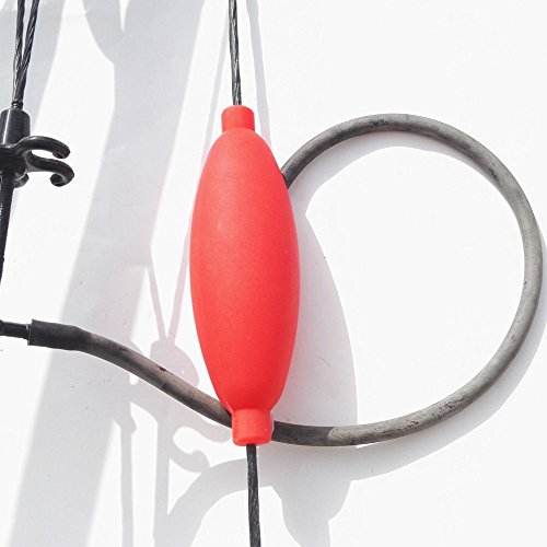 SHARROW Archery Peep Sight Protector Compound Bow Peep Sight Protective Umbrella Sight Hunting Archery Peep Guard (red)