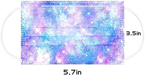 Xesakesi 50 Pack Kids Disposable Face Breathable Dust Filter Mouth Cover Masks with Elastic Ear Loop for Kids
