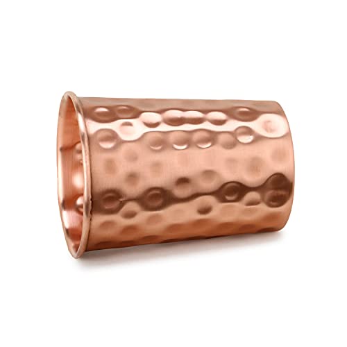 Zap Impex Pure copper hammered glasses moscow mule tumbler (Set of 8)
