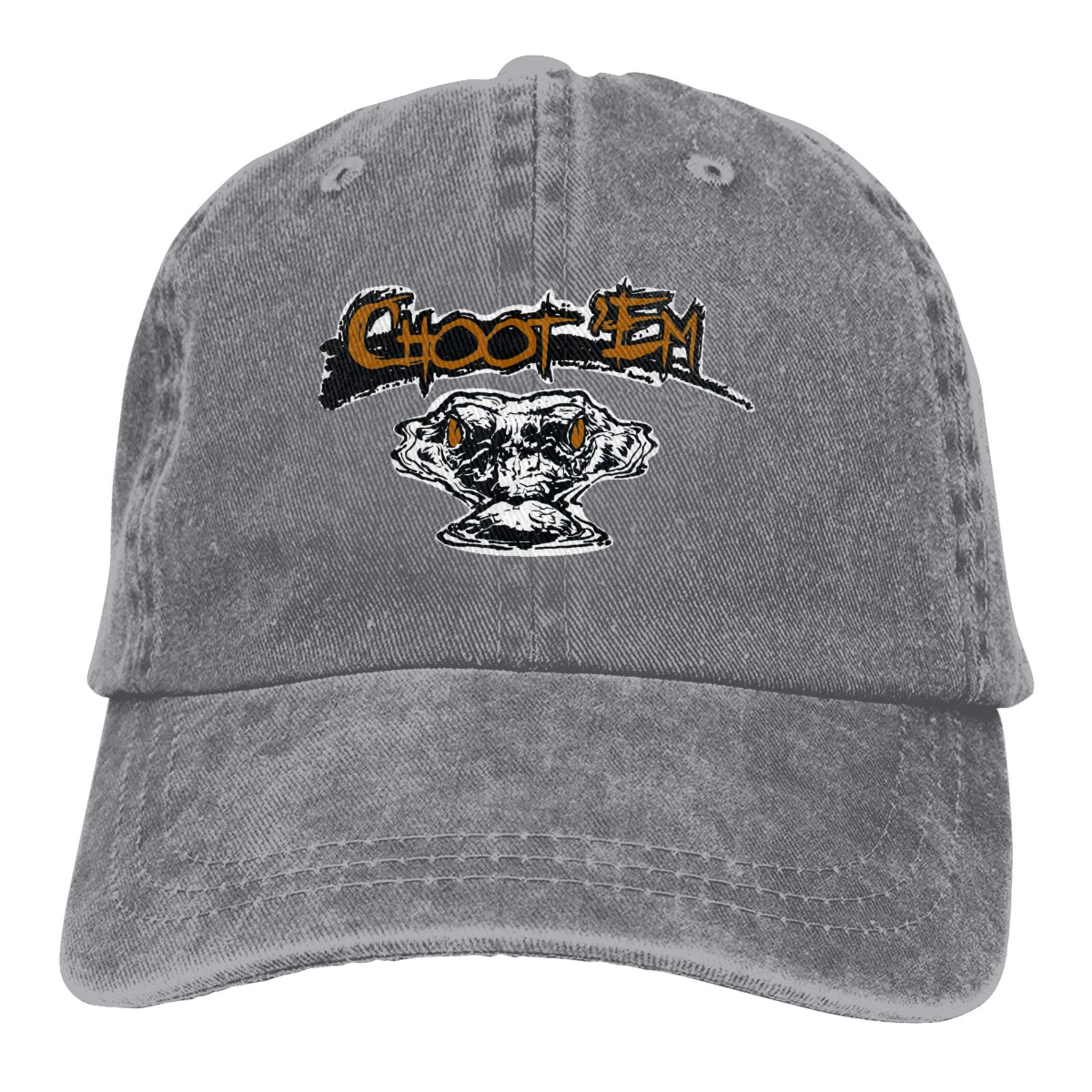 Swamp People Choot'em Baseball Caps Unisex Vintage Cotton Trucker Dad Hat (Gray)