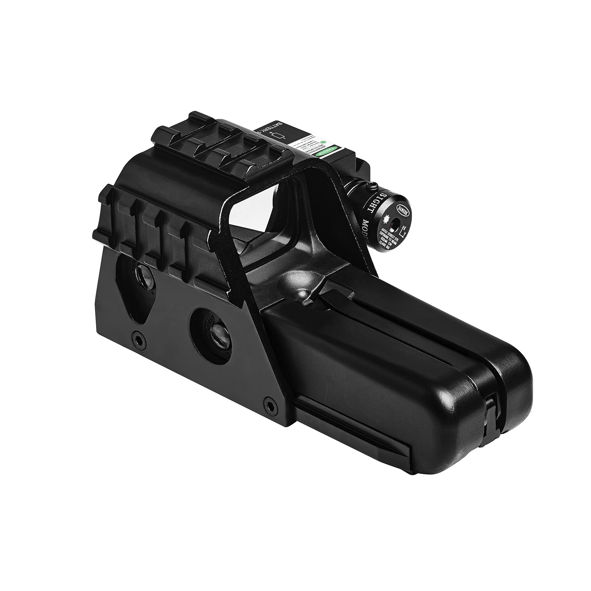 SavageHunter Tactical 552G Holographic Red Green Dot Sight Rifle Scope with Laser Sight 20mm Rail Mounts