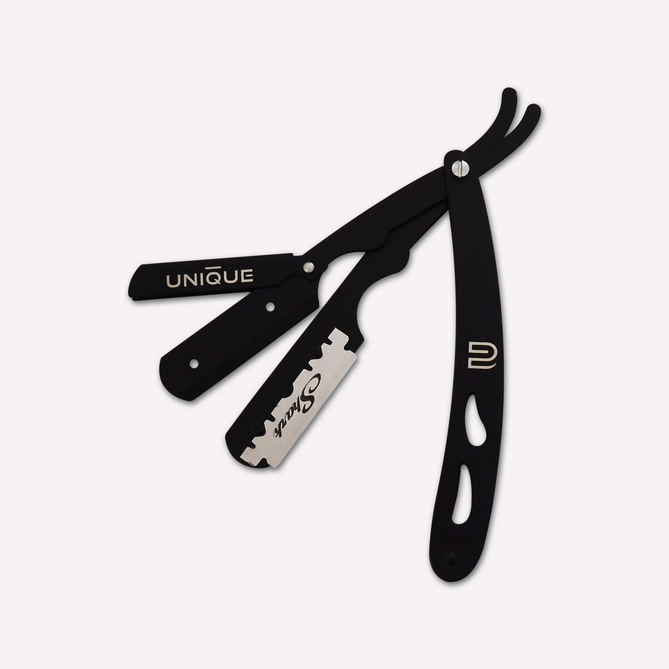 Professional Barber Hair Shaving Razor Straight Folding Knife With Free 100 Blade