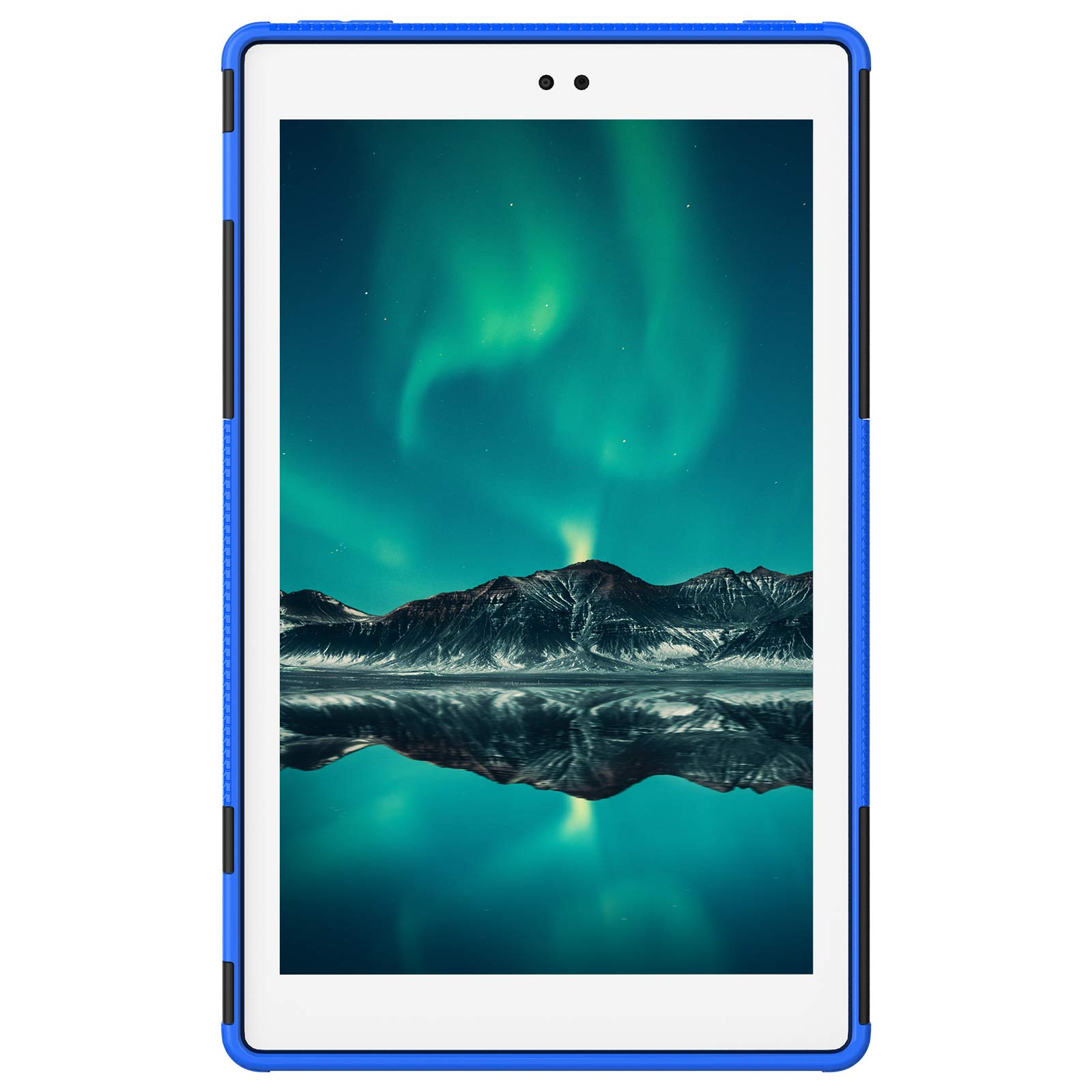 ROISKIN for Amazon Fire HD 10 Tablet Case (2019/2017 Released 9th/7th Generation), [Kickstand Feature] Dual Layer Heavy Duty Shockproof Impact Resistance Protective Case for Kindle Fire HD 10,Blue