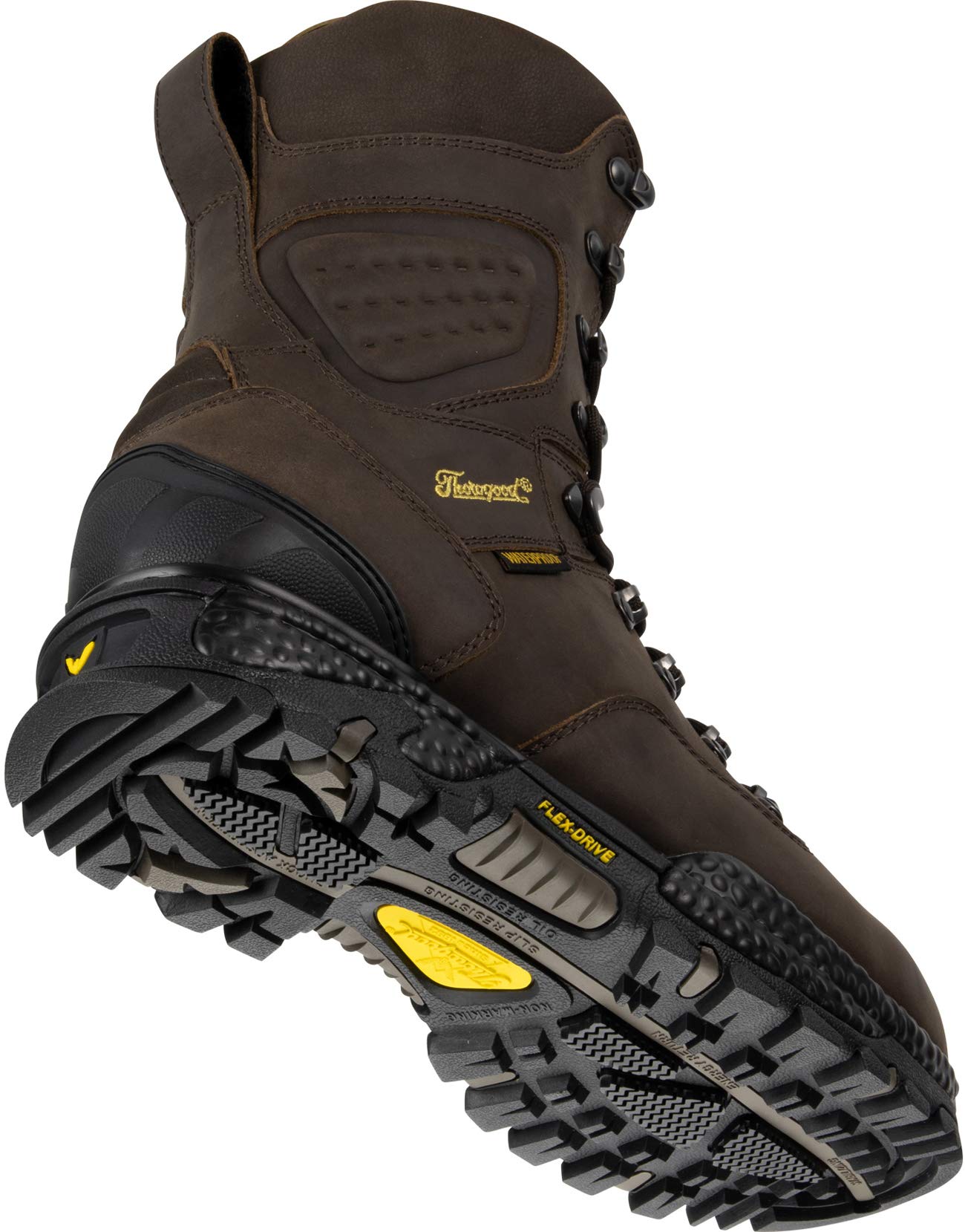 Thorogood Infinity FD Series 9” Waterproof Hunting and Hiking Boots for Men with Full-Grain Leather, 400g Insulation, and Anti-Fatigue Traction Outsole, Drakar - 10.5 M US