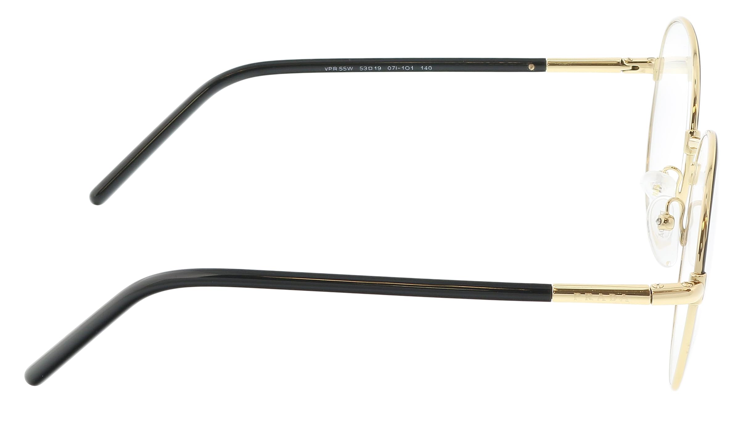 Prada Demo Round Ladies Eyeglasses PR 55WV 07I1O1 53