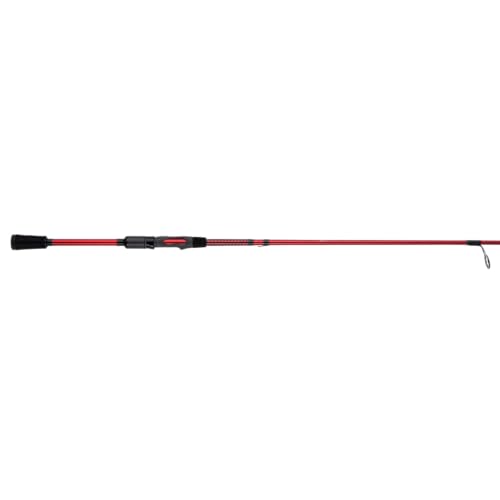 Shakespeare Ugly Stik 7β Carbon Spinning Rod, One Piece Spinning Rod, 6-10lb Line Rating, Medium Light Rod Power, Fast Action, 1/8-1/2 oz. Lure Rating, Red/Black